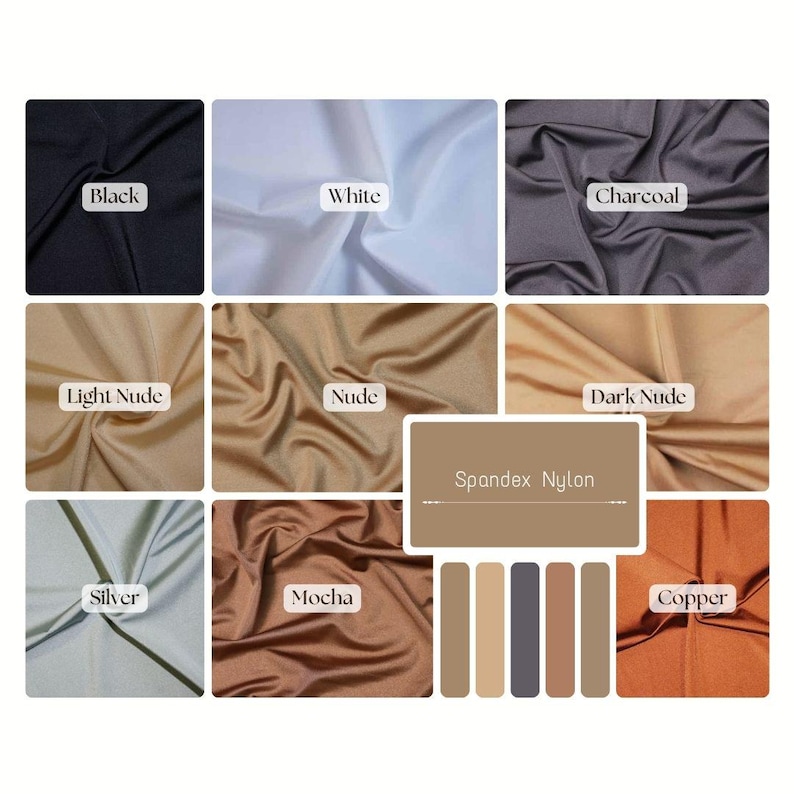 4-way Stretch Milliskin Spandex Nylon Fabric: Dancewear, Gowns ...