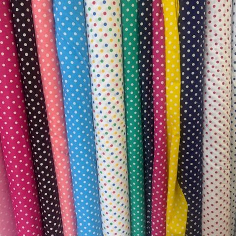 Polka Dot Fabric - Etsy