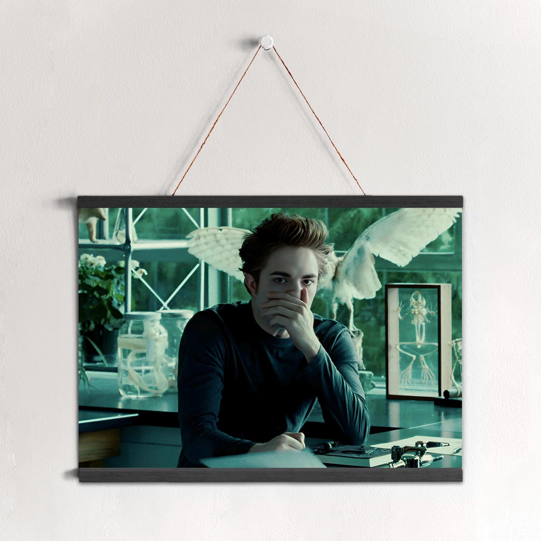 Funny Stinky Face Bathroom Canvas Print: Edward Smell Altered Art - Etsy