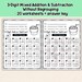 Summer 3-digit Addition and Subtraction Worksheets | With & Without ...