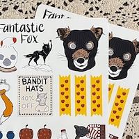 Good Luck Out There Fantastic Mr Fox Wolf Fist of Solidarity Sticker - Etsy