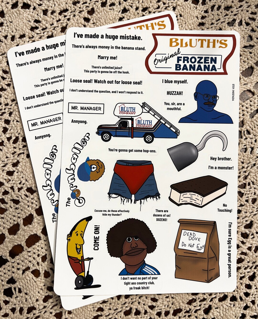 Arrested Development Stickers - Etsy