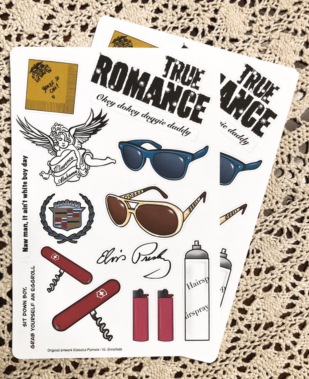 True Romance Stickers - Etsy