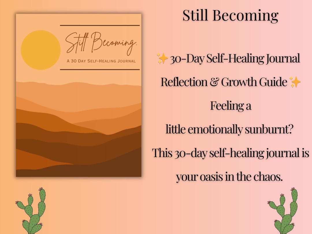30-day Self-healing Journal | Reflection & Growth Guide - Etsy