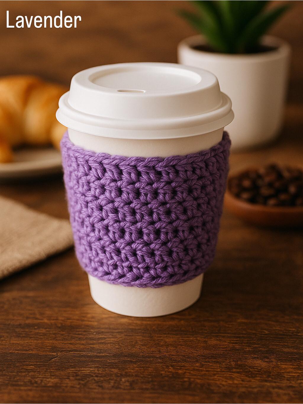 Mug Hug Crochet Pattern | Reusable Coffee Cup Cozy (PDF Pattern) - Etsy