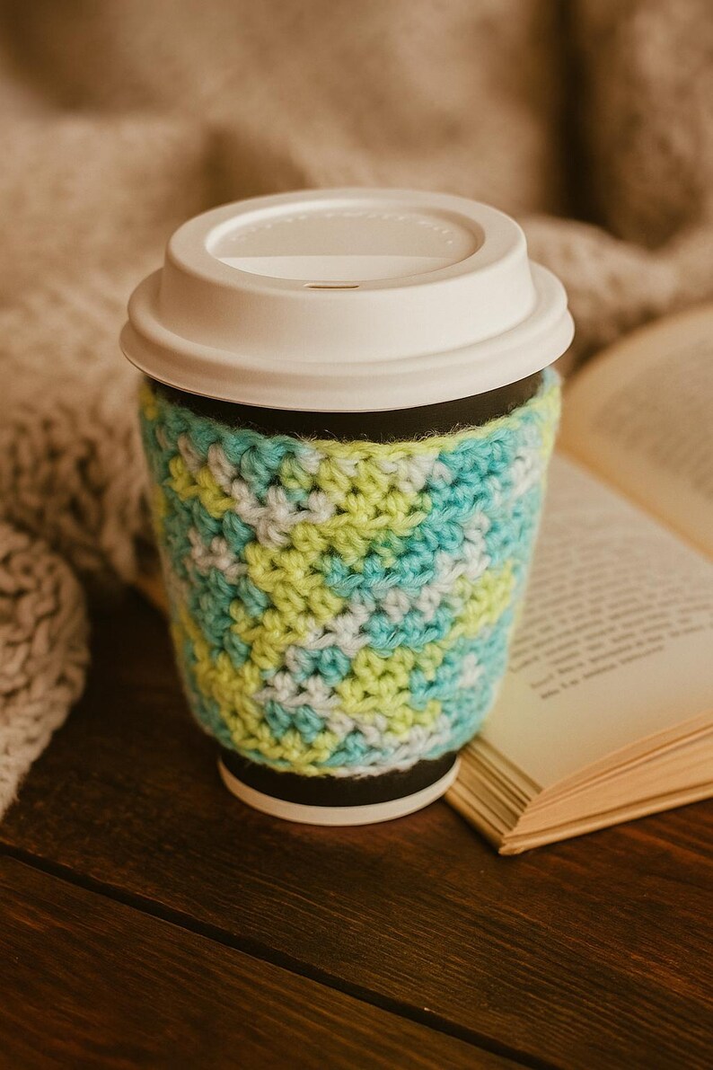 Mug Hug Crochet Pattern | Reusable Coffee Cup Cozy (PDF Pattern) - Etsy