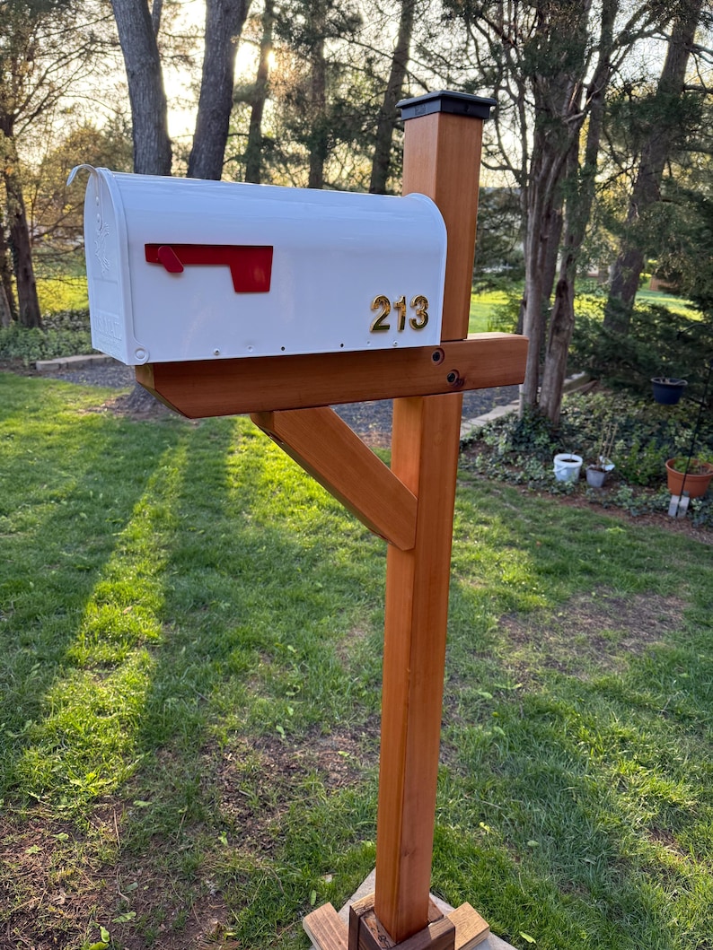 Traditional Custom High Quality Cedar Mailbox and Post - Made to Order ...