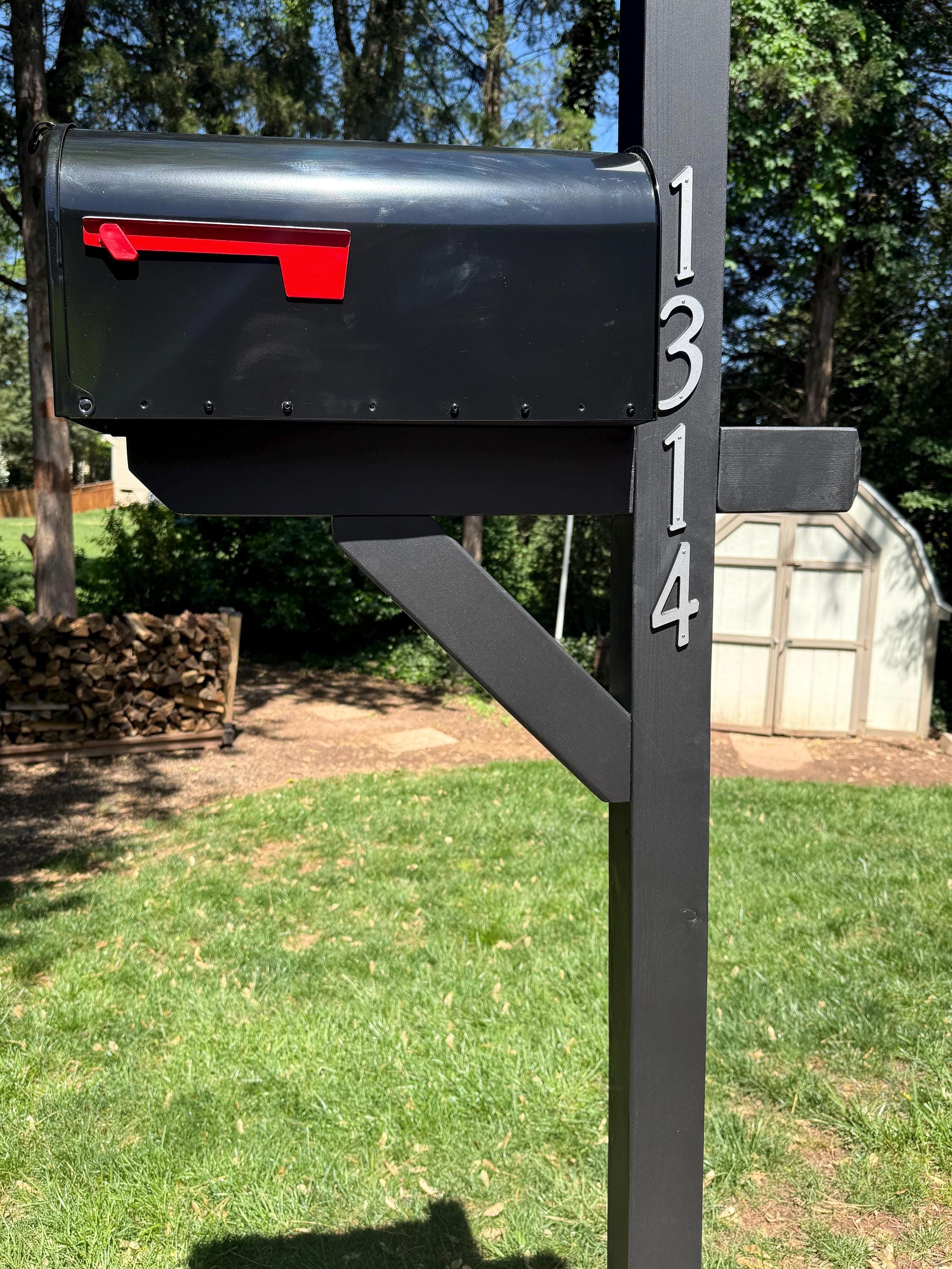Traditional Custom High Quality Cedar Mailbox and Post - Made to Order ...