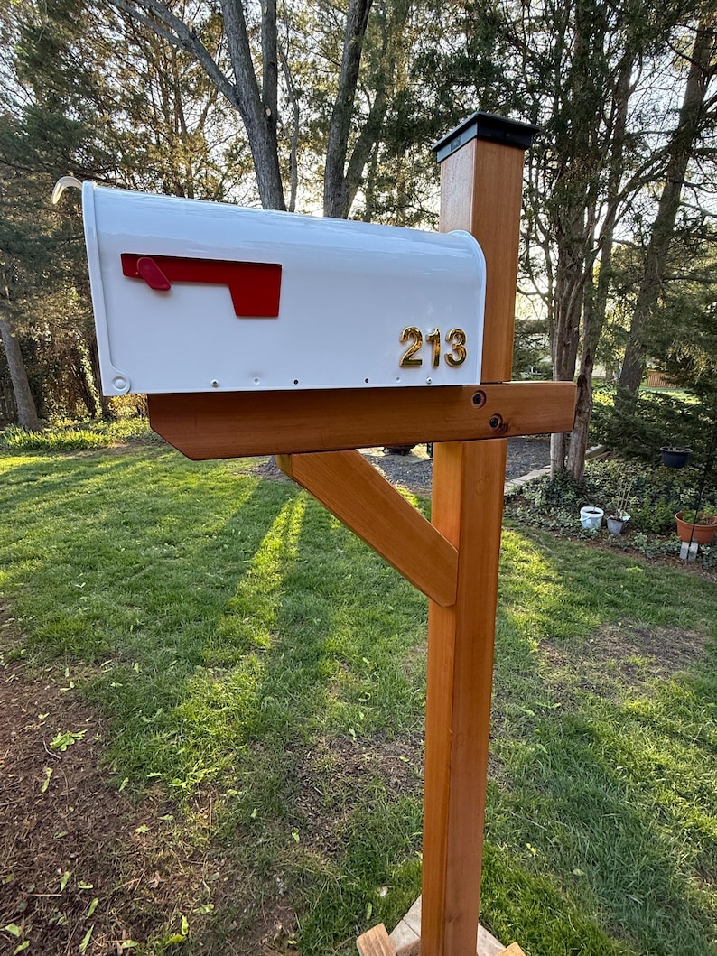 Traditional Custom High Quality Cedar Mailbox and Post - Made to Order ...