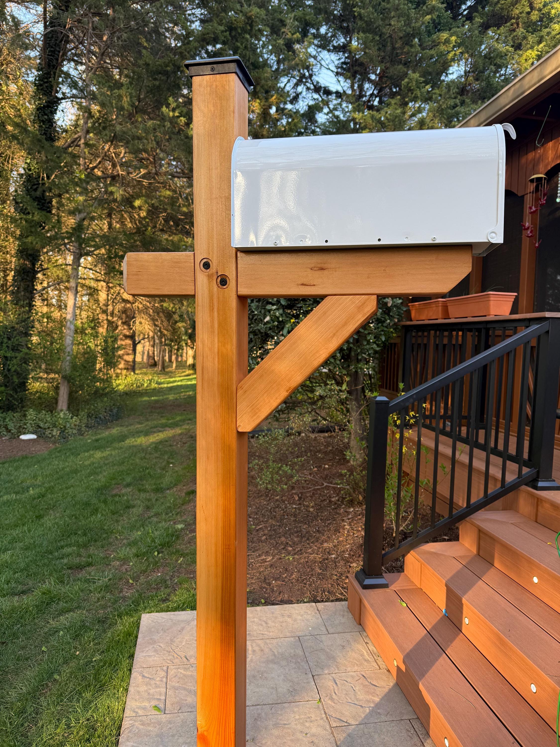 Traditional Custom High Quality Cedar Mailbox and Post - Made to Order ...