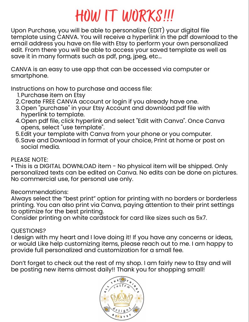 Editable HELLO SUMMER INVITE, Personalized Template Using Pdf Hyperlink ...