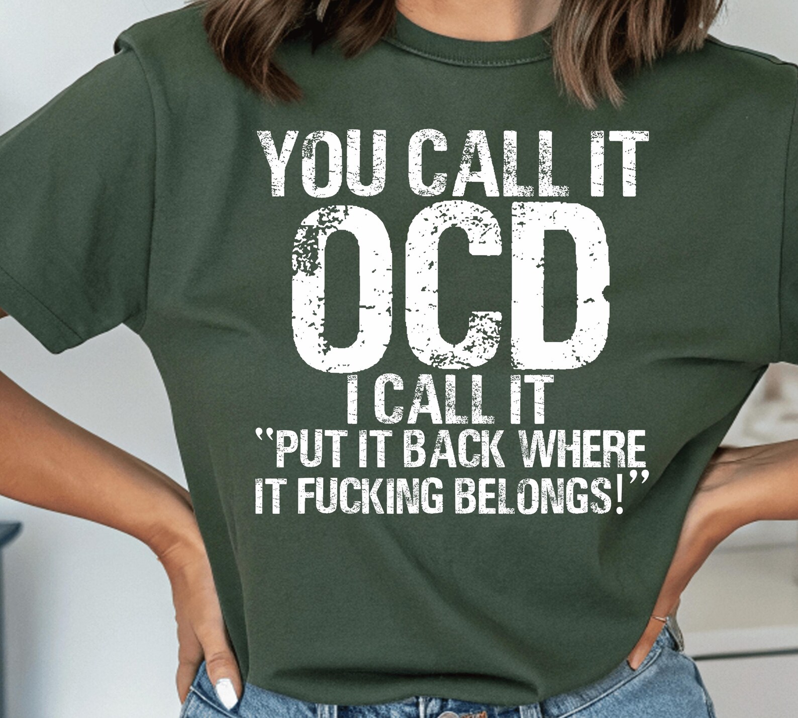 Funny Clean Freak Quote PNG: Sarcastic OCD Saying (digital Download ...