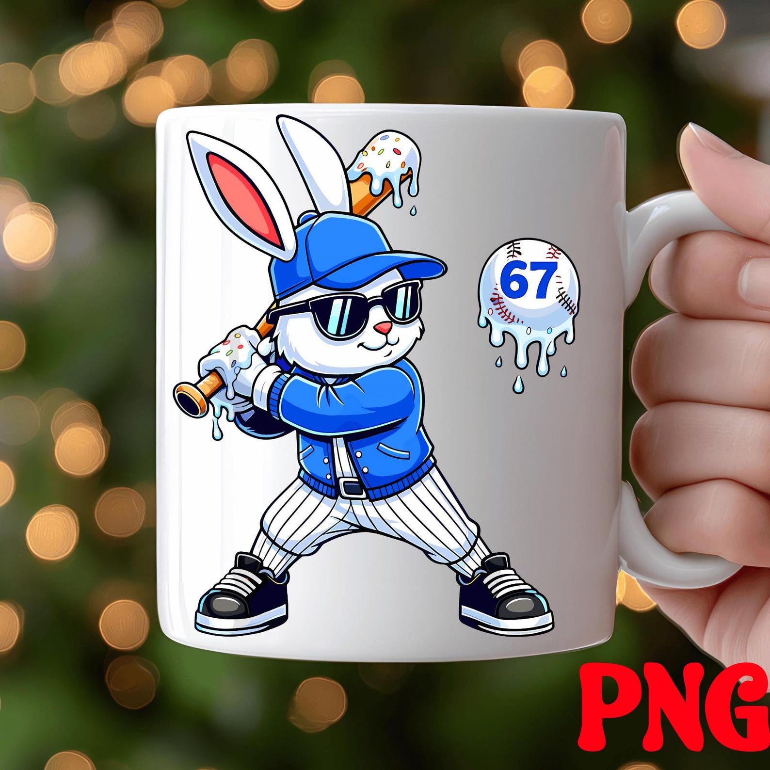 Funny Dripping Drip Baseball Rabbit Bunny Easter Men Boy Kid 67 Meme ...