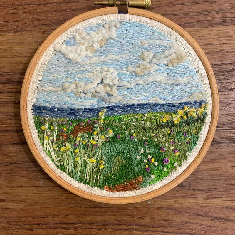 Embroidery Landscape - Etsy