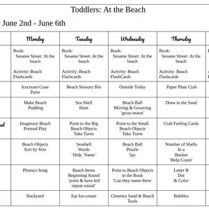 June Lesson Plan - Etsy