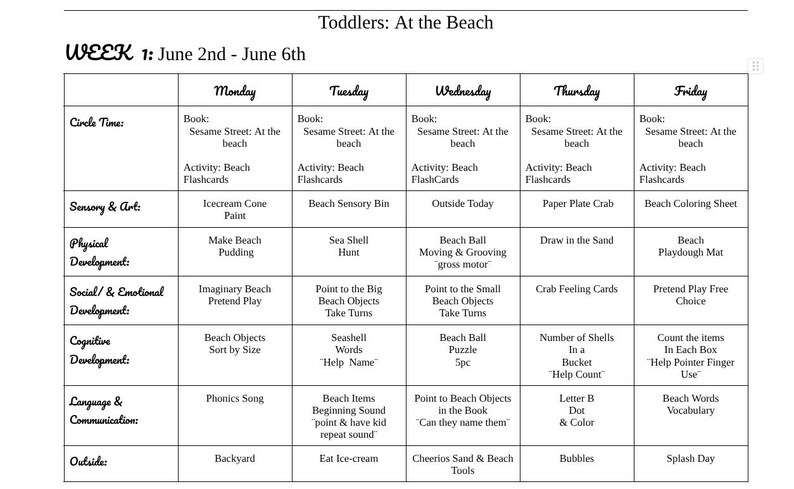June Lesson Plan - Etsy