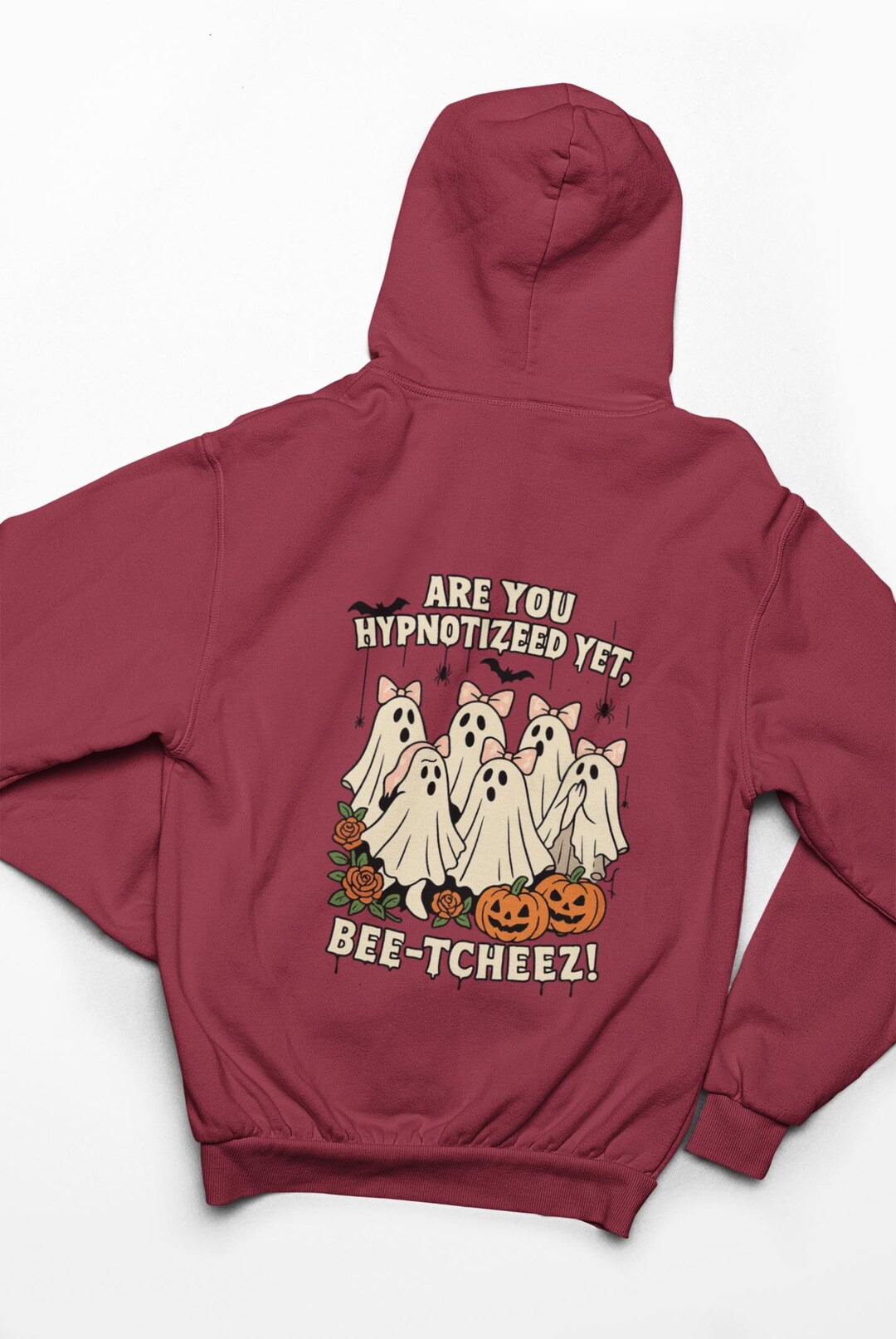 Hypnotized Ghost Sweatshirt: Fun Spooky Halloween Graphic Top - Etsy