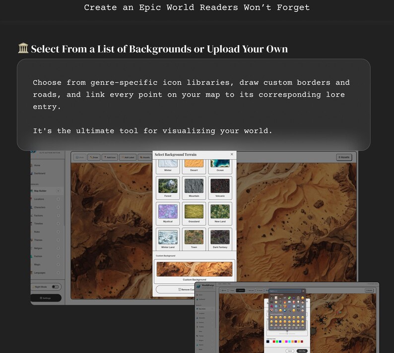 Fantasy World Building Templates, Map Maker & Novel Organizer for ...