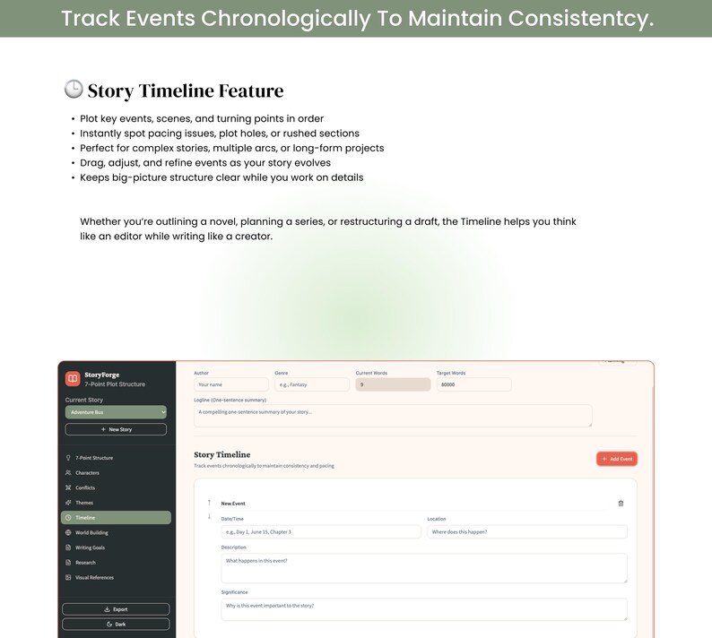 7 Point Plot Structure: Story Forge | Fictional Storytelling | World ...