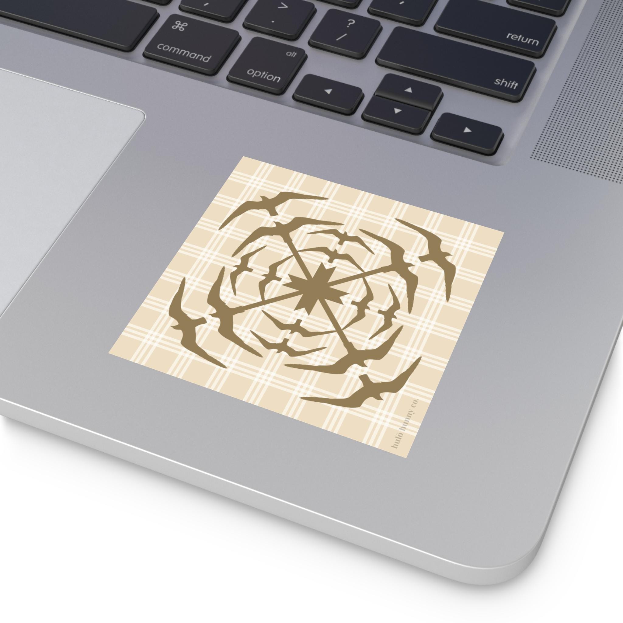 Iwa Bird Palaka Square Vinyl Stickers | Perfect for Gifts, Celebrations ...