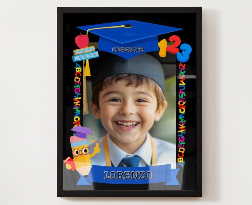 Preschool Graduation Picture Welcome Sign, Preschool Grad, Graduation ...