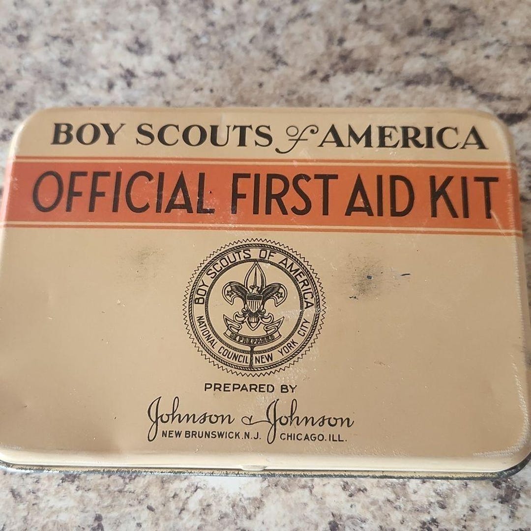 Boy Scouts of America Official First Aid Kit TIN ONLY No Contents - Etsy
