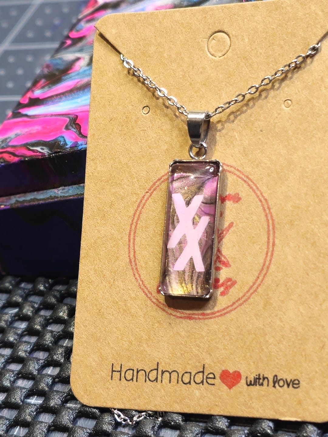 Xx Mgk Inspired Double X Machine Gun Kelly Necklace Xx Changes Colour ...