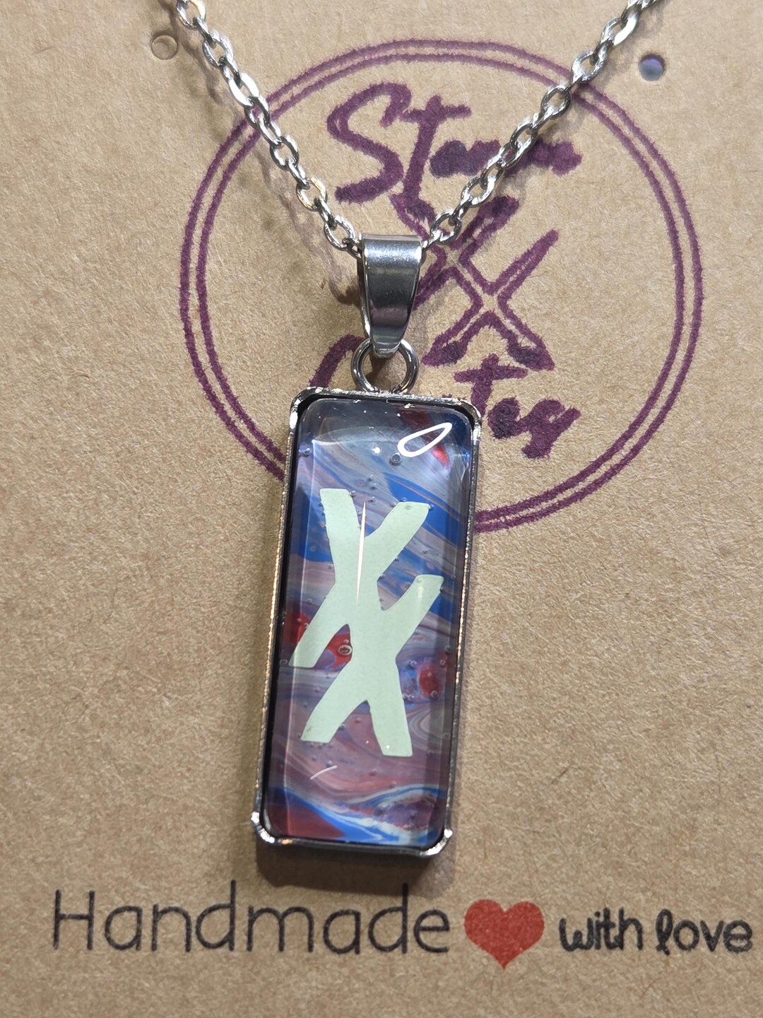 Xx Mgk Glow in the Dark Necklace - Etsy
