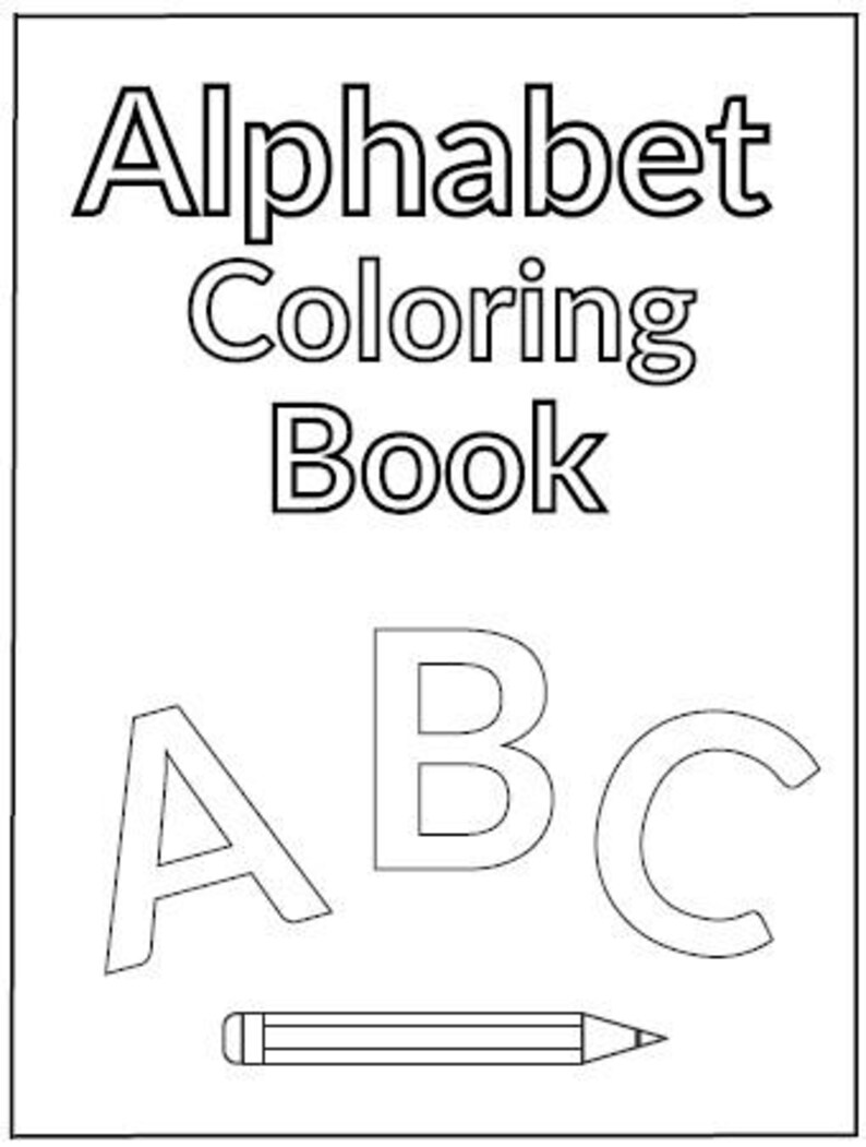 Alphabet Letter Hunt Coloring Book • Printable Preschool Activity ...
