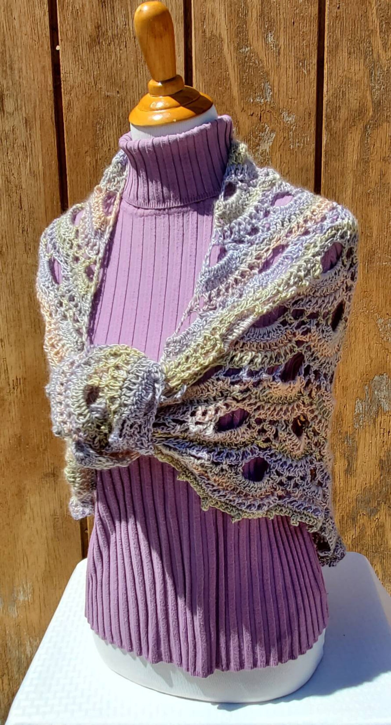 Wedding Shawl Crochet Lace Shawlette Pastel Shawl Mothers - Etsy