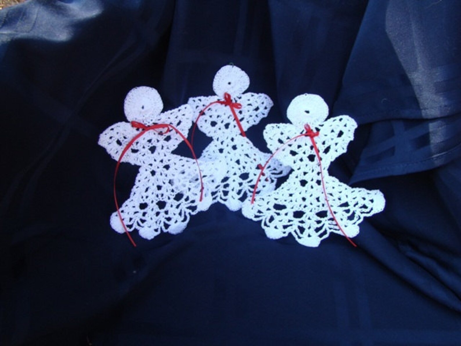 Christmas Angel Thread Crochet Ornament, Prayer Angel, Bible Bookmark ...