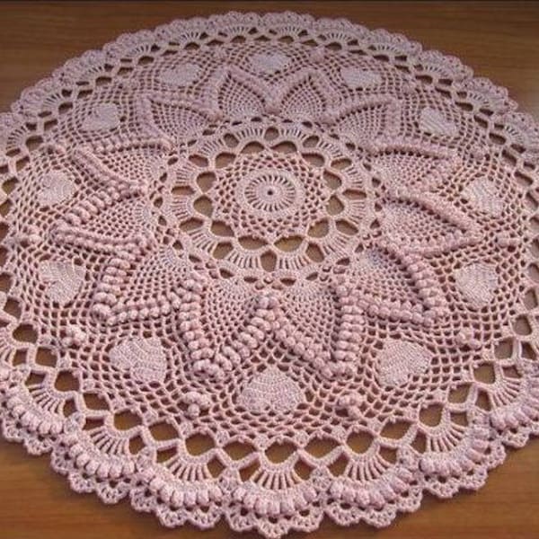 Crochet Table Topper - Etsy
