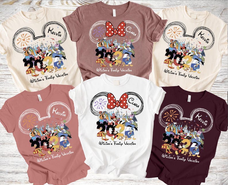 Disney Family Making Memories Together 2026 Shirt, Personalized Mickey ...