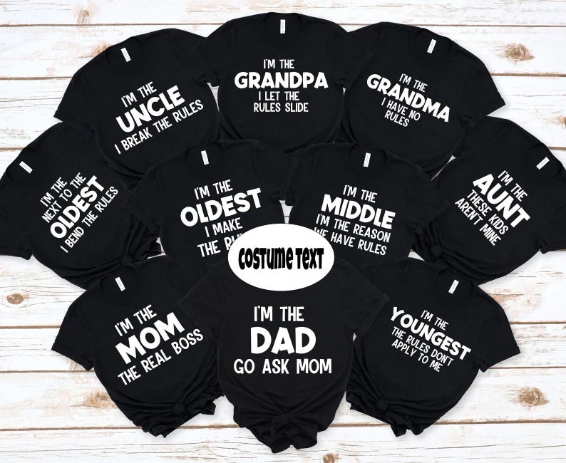 Family Reunion T-shirt: Funny Matching Group Tee (unisex Soft Cotton ...