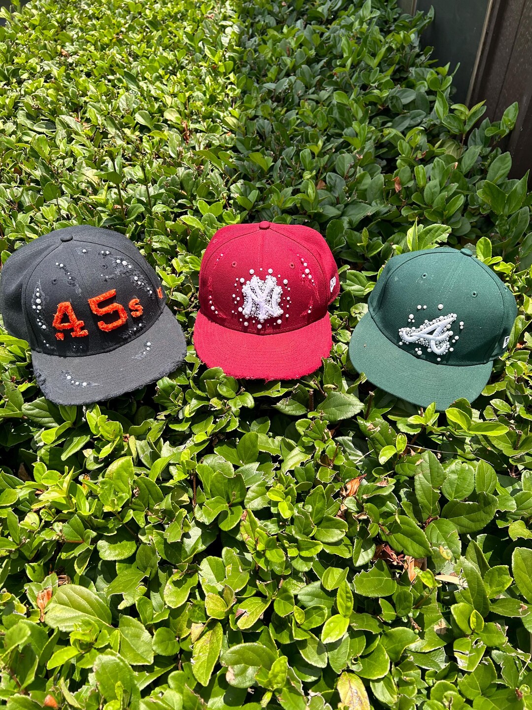 Custom Pearl New Era Fitted Hat | Custom Hat Embellishments - Etsy