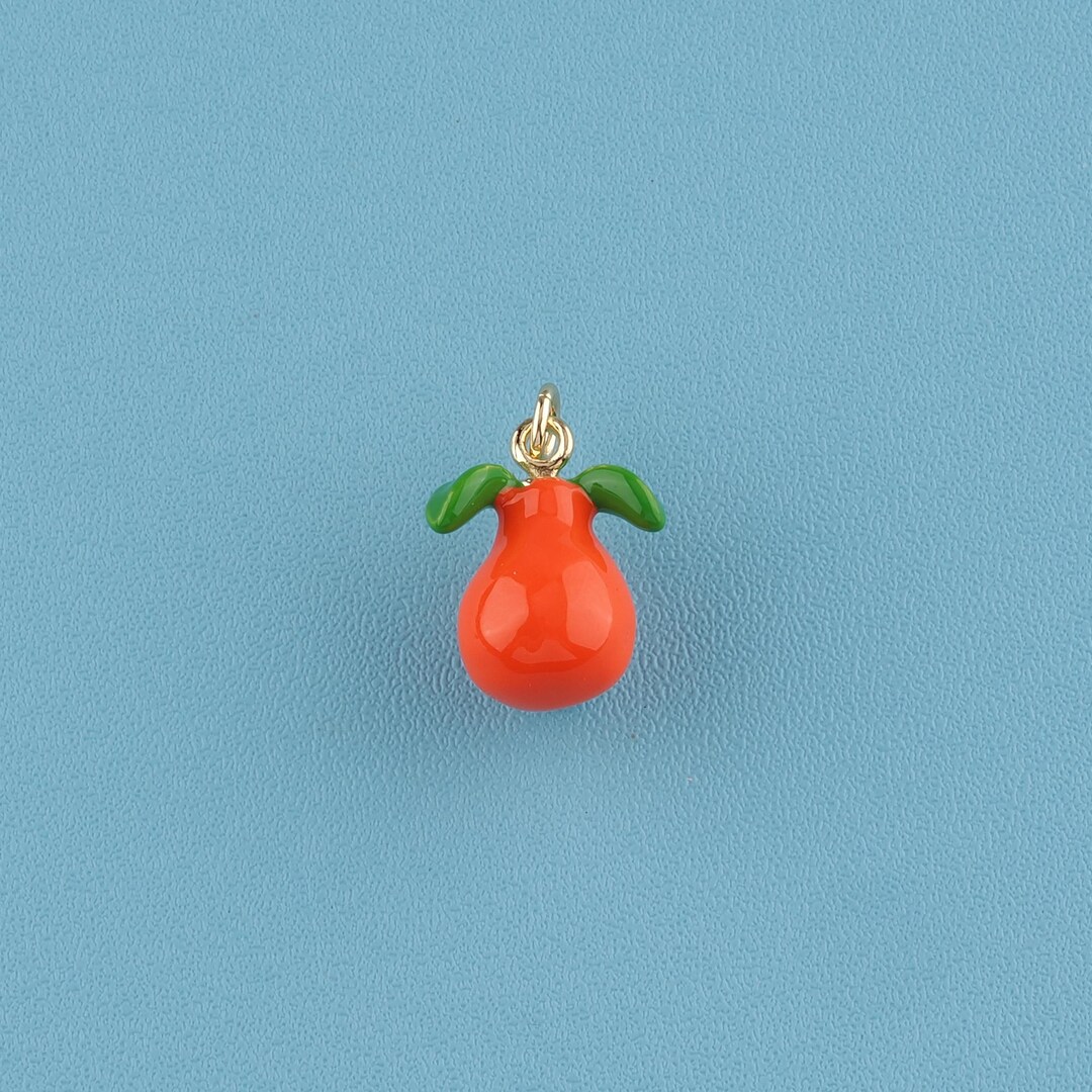18K Gold Filled Tomato Pendant,food Lover Gifts,foodie Themed Gifts ...