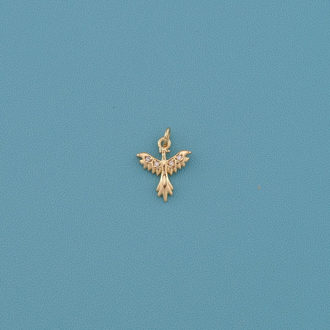 18K Gold Filled Bird Pendant,bird Necklace,dainty Bird Lover Gift ...