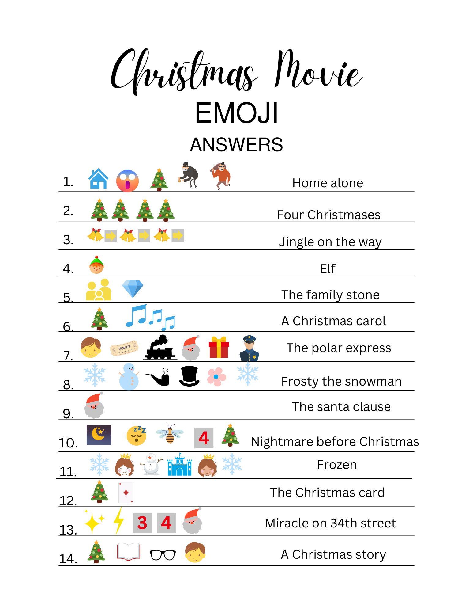 Christmas Party Games Printable and Editable - Etsy