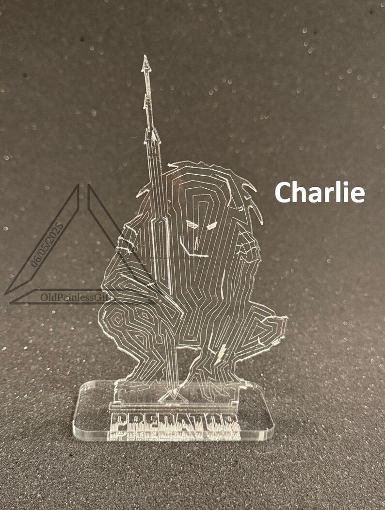 Cloaked Predator W/ Display Base. - Etsy