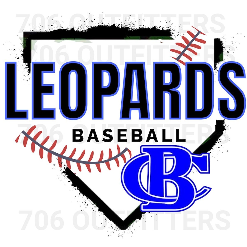 Leopards, Baseball, Blue, Bc, - Etsy