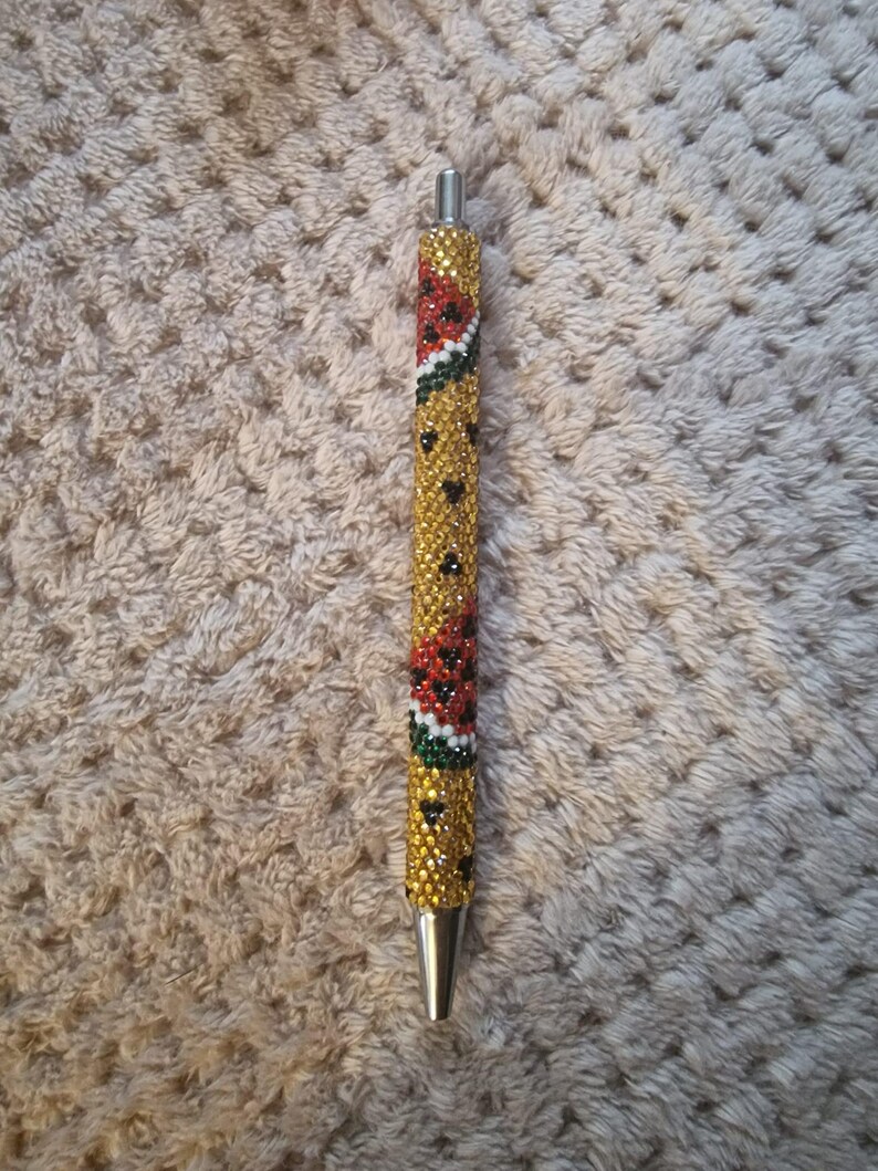 Rhinestone Pen Template, One in a Melon, Flatback Rhinestone Pattern ...