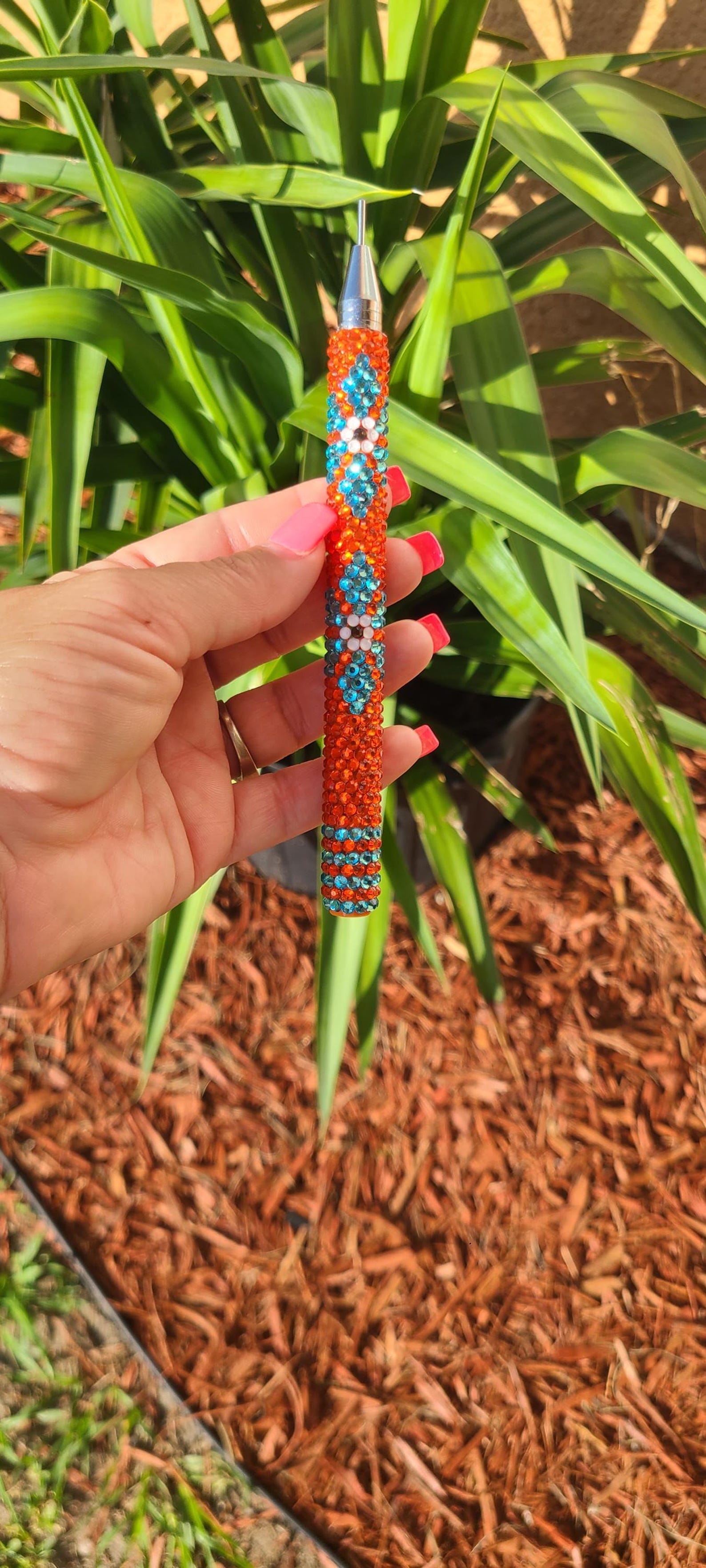 Citrus Starburst Diamond Painting Pen Template, Rhinestone Pattern (PDF ...