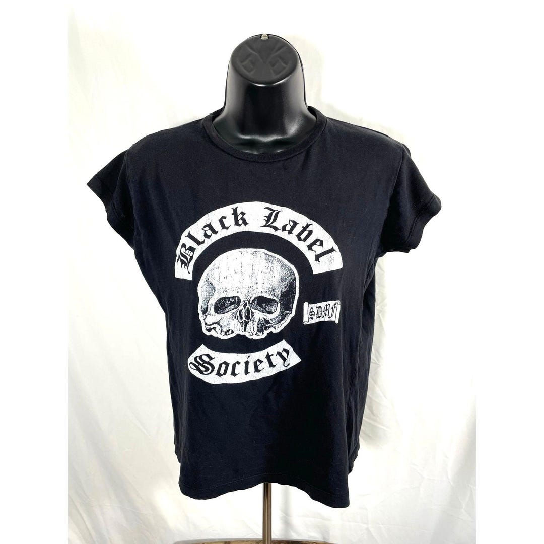Black Label Society Skull Tee SDMF Logo Black Small - Etsy