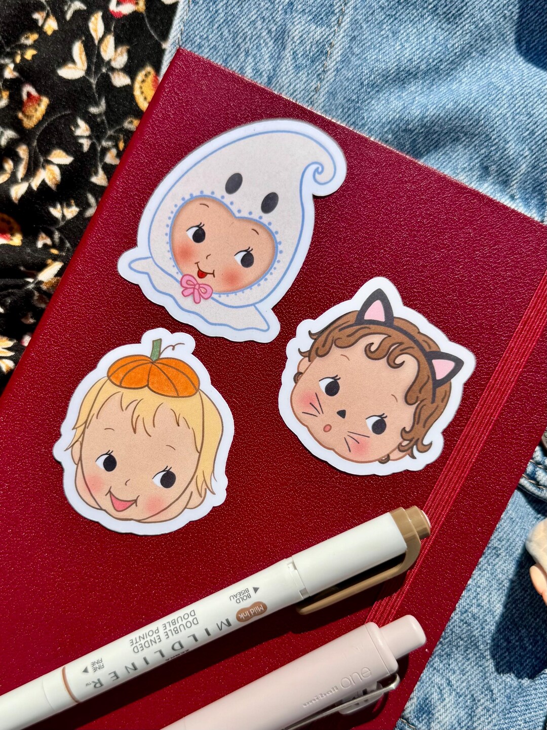 BOO! Babies Sticker Pack: Spooky Cute Halloween Stickers, Waterproof ...