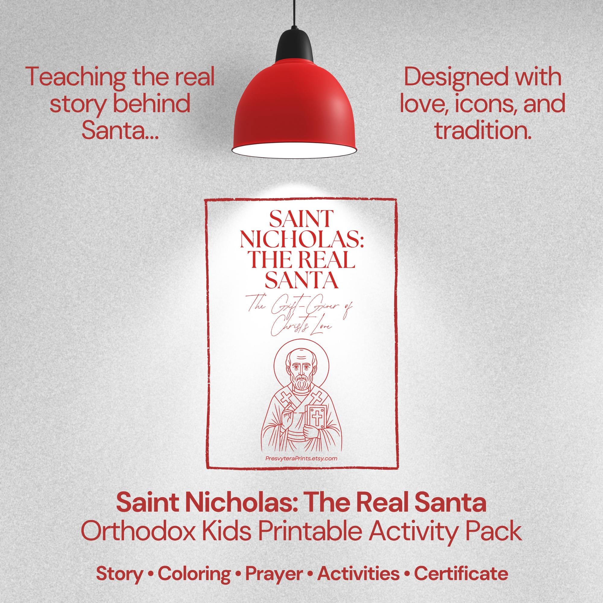 Saint Nicholas - the Real Santa | Orthodox Kids Advent Activity Pack ...