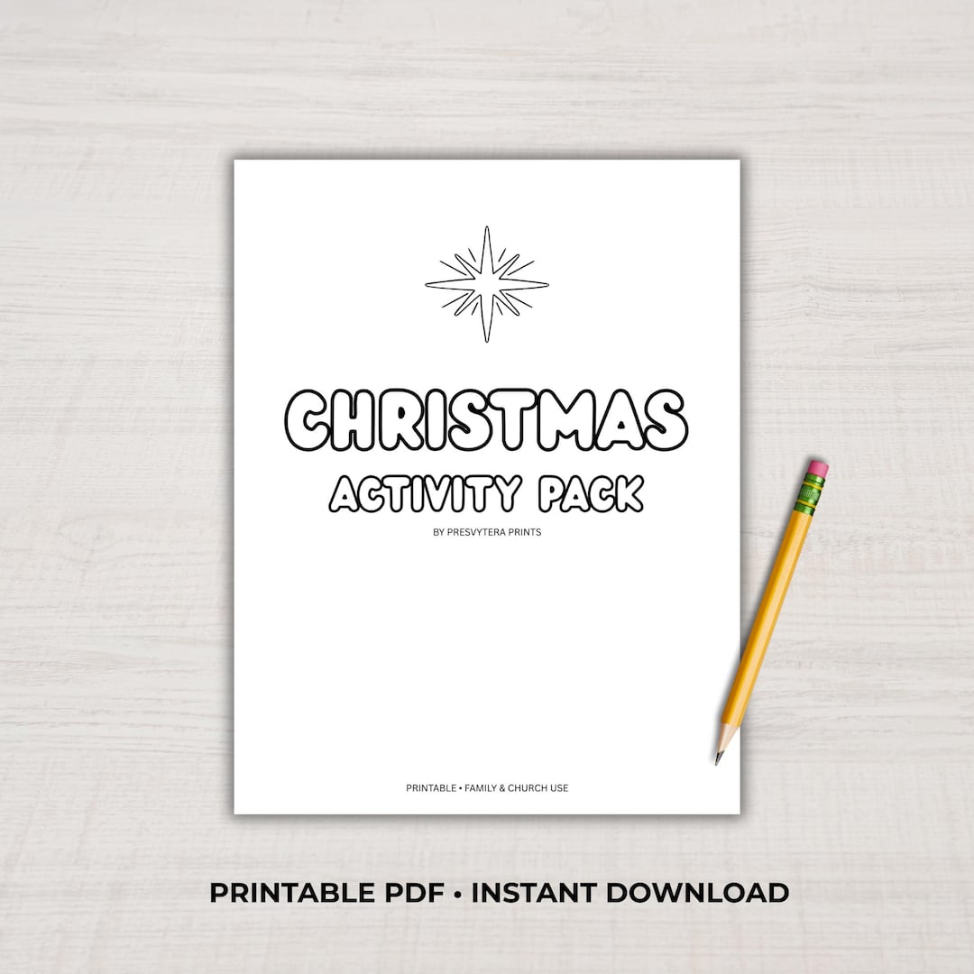 Orthodox Christmas Activity Pack for Kids | Nativity Worksheets ...