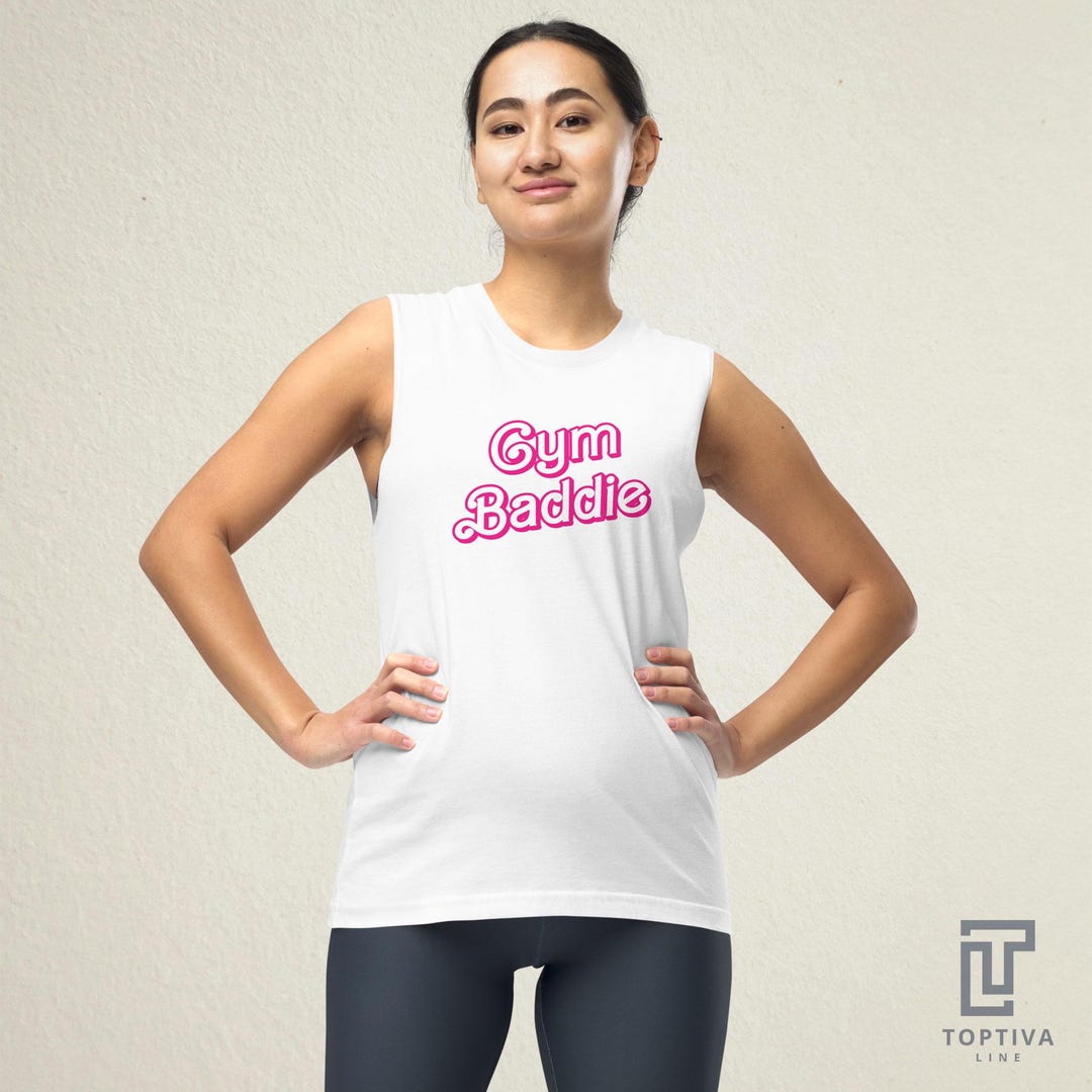 Gym Baddie Muscle Tank Top: Women's Workout Shirt - Etsy