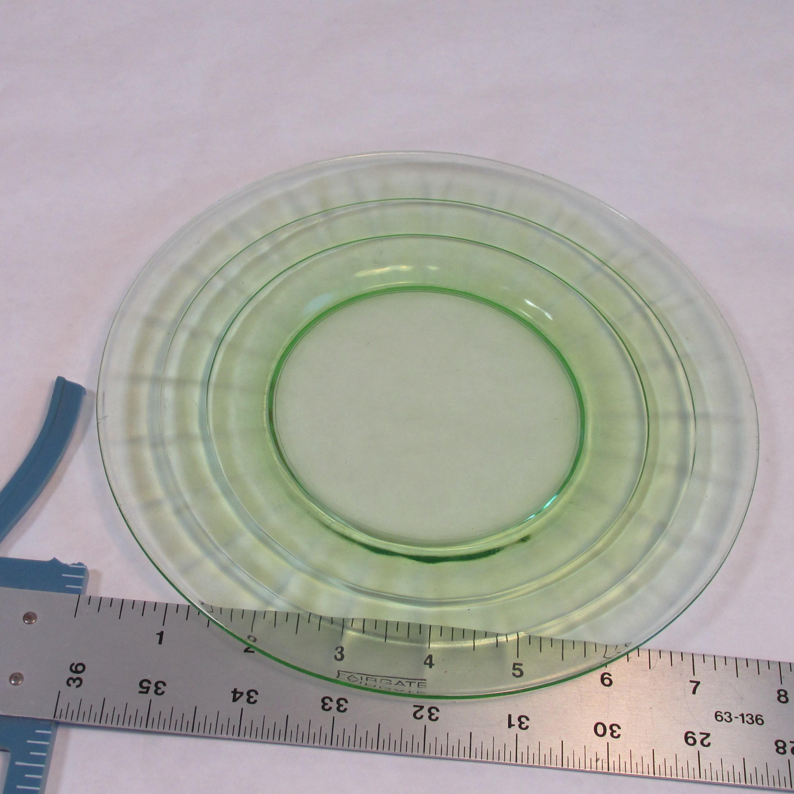 Vintage Uranium Plates and Desert Cups Anchor Hocking Please Read - Etsy