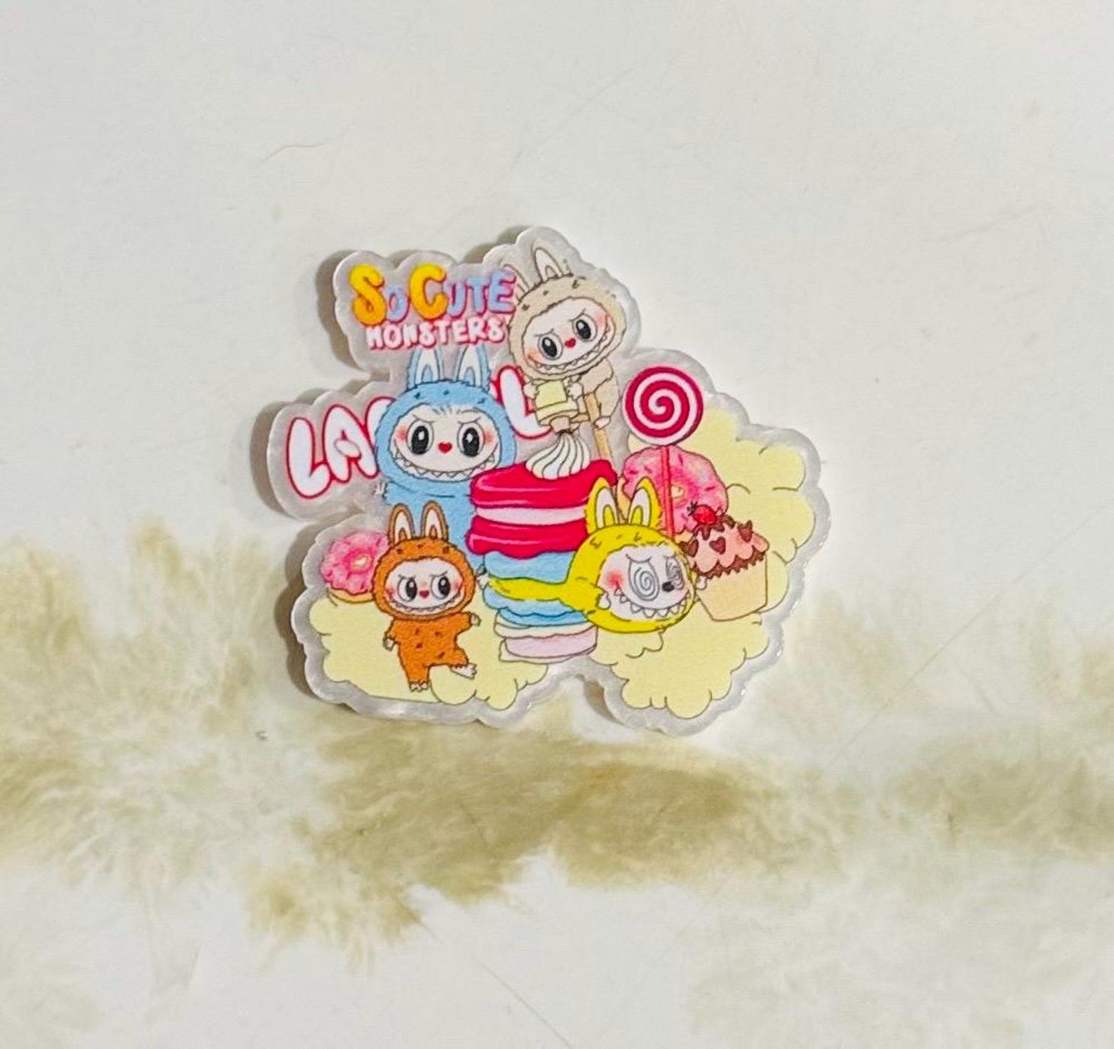 Cute Labubu-inspired Character Badges – Retractable ID Holder - Etsy