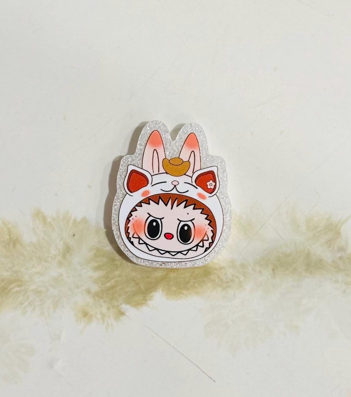 Cute Labubu-inspired Character Badges – Retractable ID Holder - Etsy